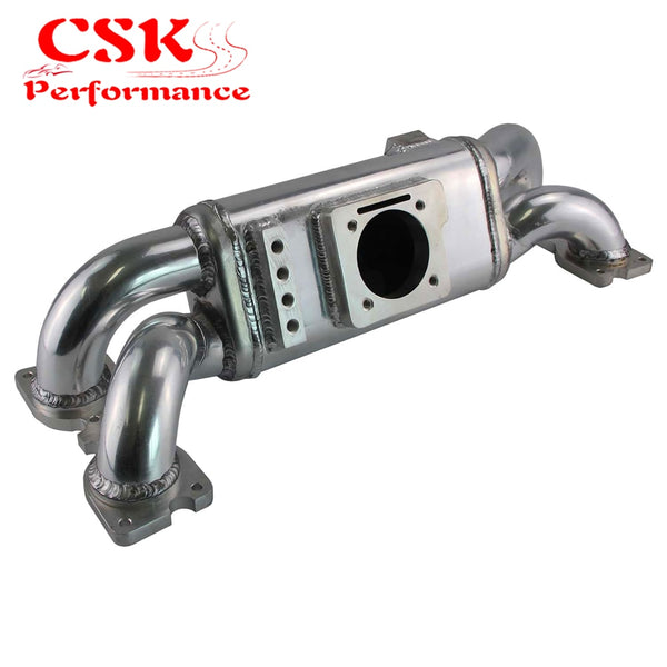 Alloy Air Intake Manifold For Subaru Impreza WRX STi Turbo EJ20 EJ25 2 ...